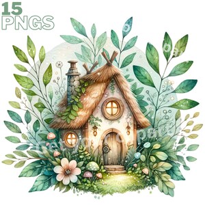 Enchanted Forest Clipart Bundle, Fairy Clipart, Forest Clipart ...