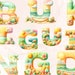 Summer Alphabet Clipart Bundle, Summer PNG Designs, Summer Clipart ...