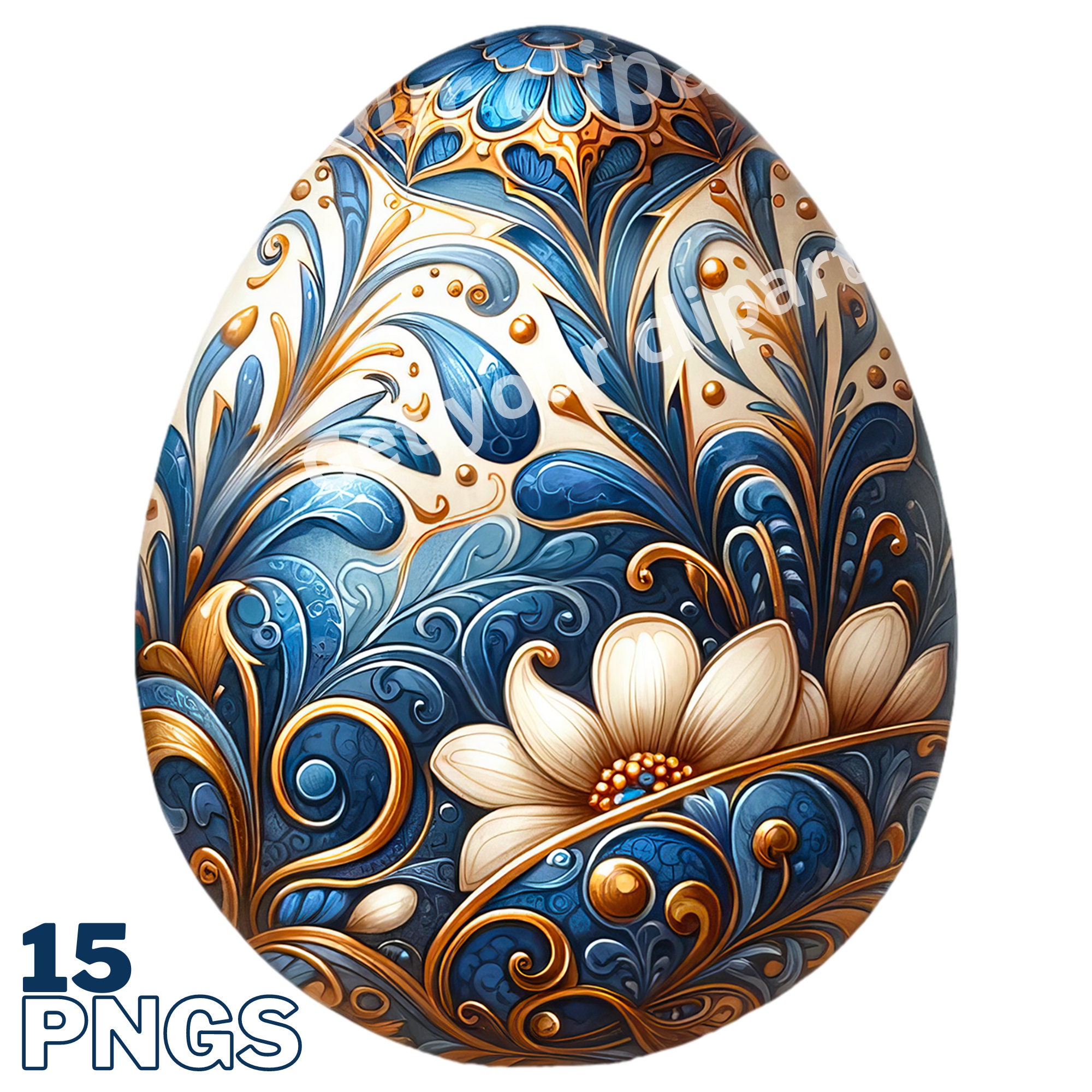 Easter Eggs Clipart Bundle, Easter Clipart, Easter Graphics, Easter ...
