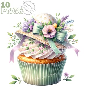 Easter and Spring Clipart Bundle, Spring Graphics, Easter Png Designs ...