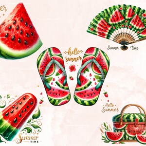 Summer Watermelon Png Clipart, Watermelon Clipart, Fruit Clipart ...