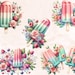 Pastel Summer Popsicle Clipart Bundle, Ice Cream Clipart , Ice Cream ...