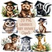 Graduate Baby Animals Clipart Bundle, Preschool Graduation, Graduation ...