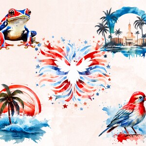 Puerto Rico Png Graphics, Puerto Rico Vibes, Summer Clipart Bundle ...