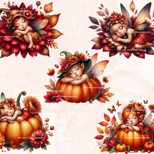 Fall Fairy Clipart Bundle, Fall Scrapbooking, Autumn Sublimation, Fall ...