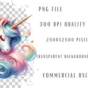 Baby Unicorn Clipart Bundle, Unicorn Png Graphics, Cute Unicorn Png ...