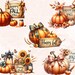 Happy Fall Y'all Clipart Bundle, Hello Fall Png, Happy Fall Clipart ...