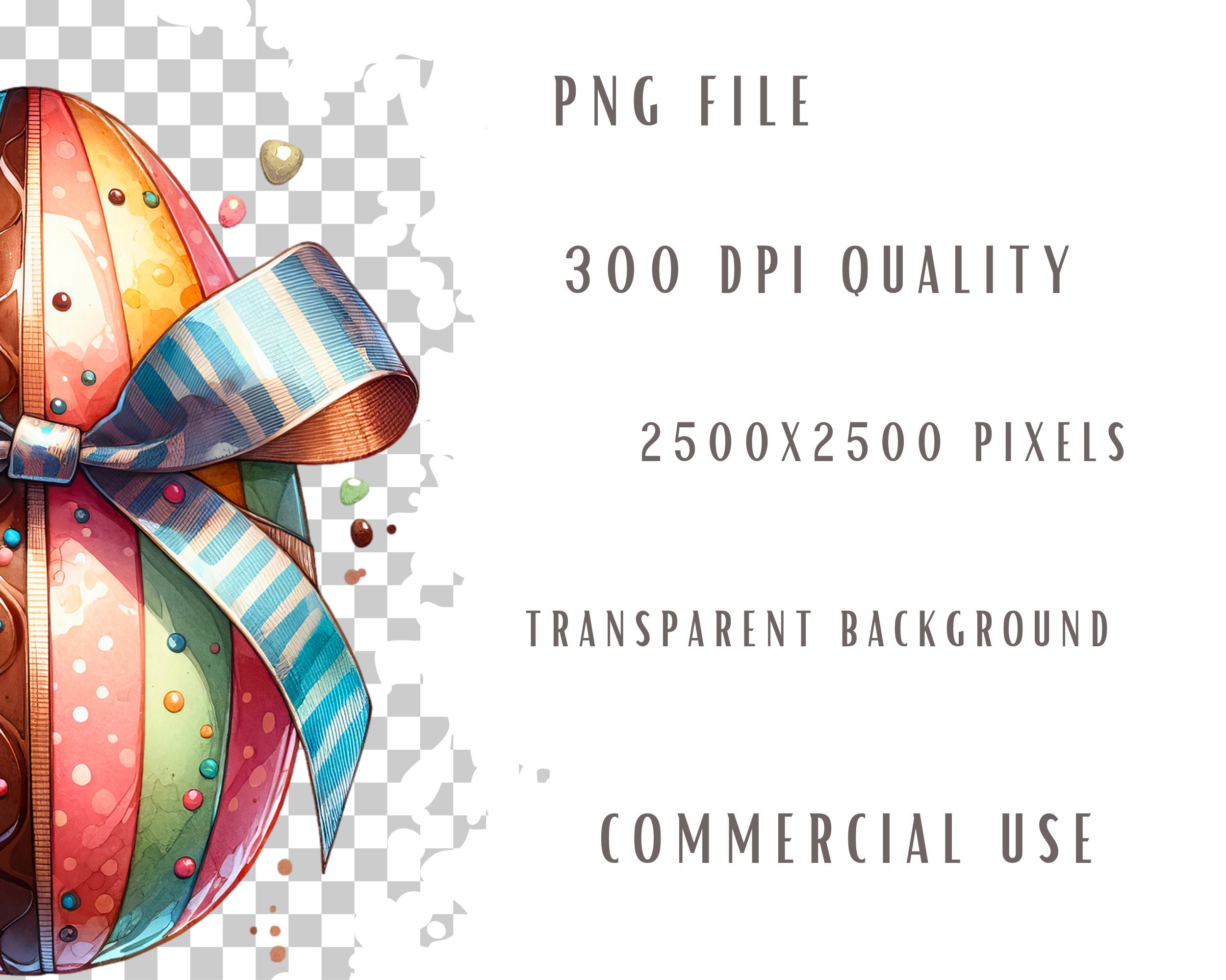 Easter Chocolate Clipart Bundle, Easter Clipart, Easter Graphics ...