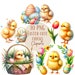 Easter Chick Clipart Bundle, Easter Clipart, Easter Graphics, Easter ...