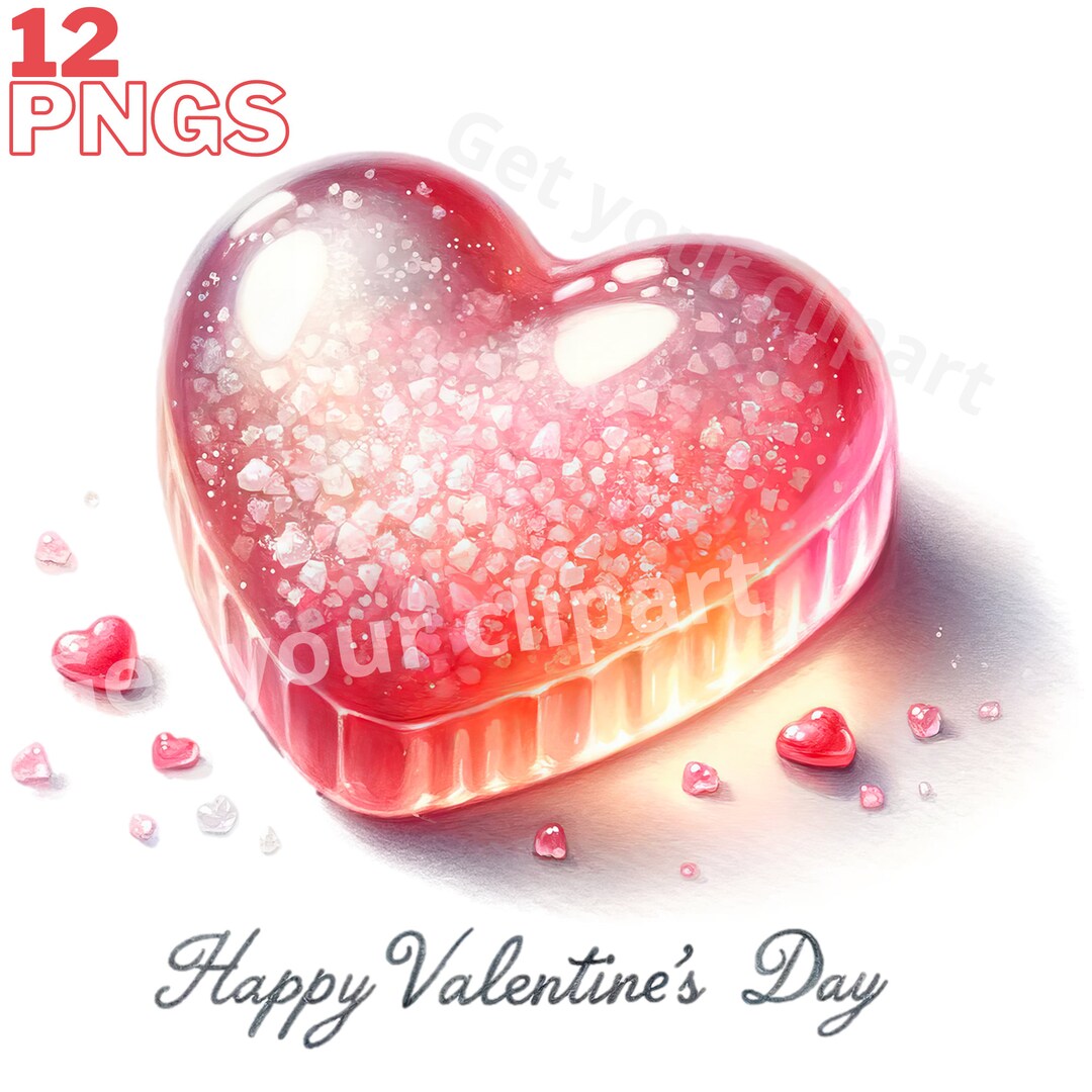 Valentines Sweets Clipart Bundle, Valentines Day Graphics, Love Png ...
