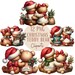 Christmas Teddy Bear Clipart Bundle, Watercolor Bear Ornaments, Festive ...