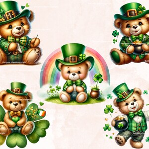 St Patrick Teddy Bear Clipart, St Patrick Graphics, St Patrick Designs ...