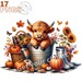 Autumn Cozy Garden Clipart Bundle, Hello Fall Png Designs, Garden ...