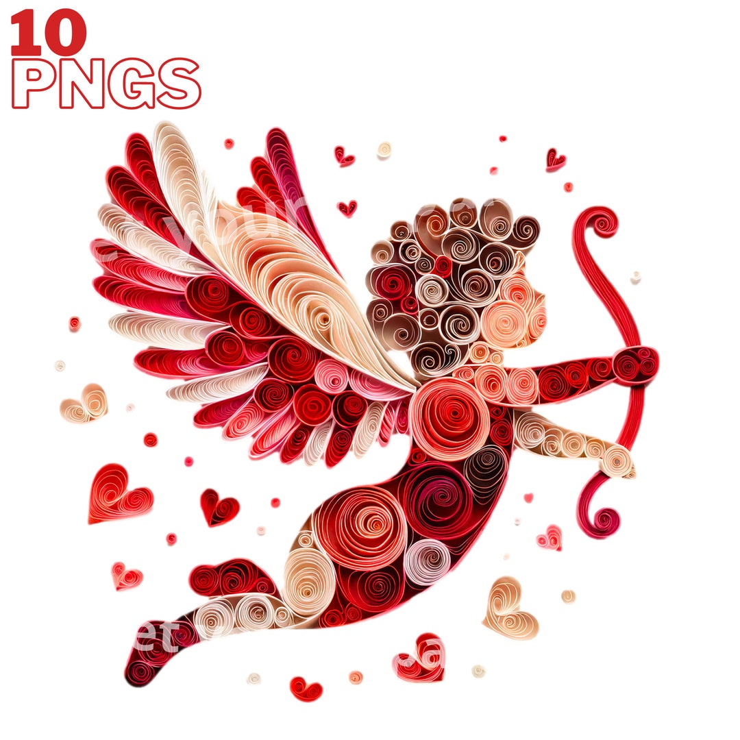 Valentines Clipart Bundle, Valentines Day Graphics, Love Png Designs ...