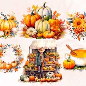 Pumpkin Clipart for Any Creative Project, Hello Fall Png, Fall Vibes ...