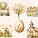 Yellow Easter Country Clipart Bundle, Easter Clipart, Country Graphics ...