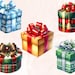 Christmas Present Clipart Bundle, Christmas Gifts Graphics, Gifts ...
