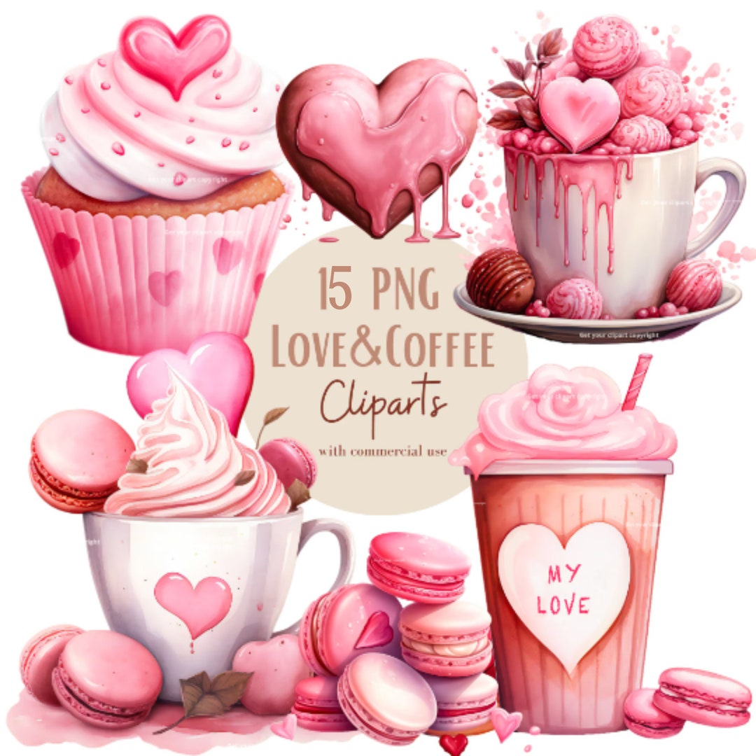Valentines Clipart Bundle, Valentines Day Graphics, Love Png Designs ...