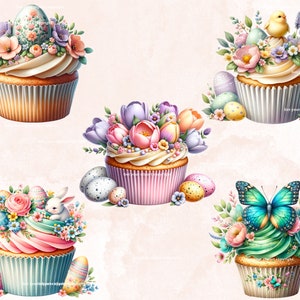 Easter and Spring Clipart Bundle, Spring Graphics, Easter Png Designs ...