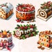 Christmas Sweets Clipart Bundle, Christmas Treats Graphics, Sweet ...