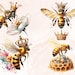 Queen Bee Clipart Bundle, Bee Png Files, Spring Clipart, Honeybee ...