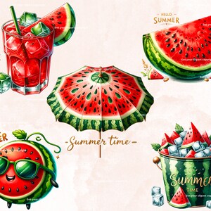 Summer Watermelon Png Clipart, Watermelon Clipart, Fruit Clipart ...
