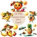 Funny Fruit Clipart Bundle, Fruit Graphics, Summer Clipart Bundle ...