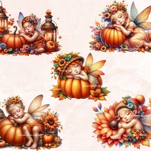 Fall Fairy Clipart Bundle, Fall Scrapbooking, Autumn Sublimation, Fall ...