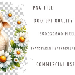 Spring Lamb Clipart Bundle, Easter Lamb Png Graphics, Easter ...