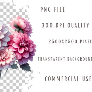 Valentines Bouquet Clipart Bundle, Watercolor Flowers Clipart ...