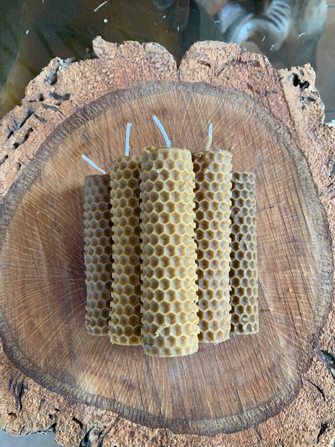 Pack Candles Pure Unfiltered Beeswax Propolis Pollen and Honey - Etsy