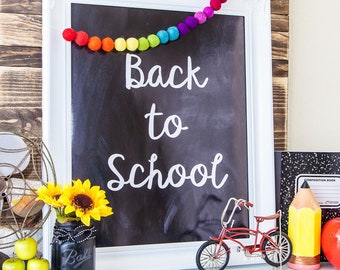 Printable First and Last Day of School Signs School - Etsy