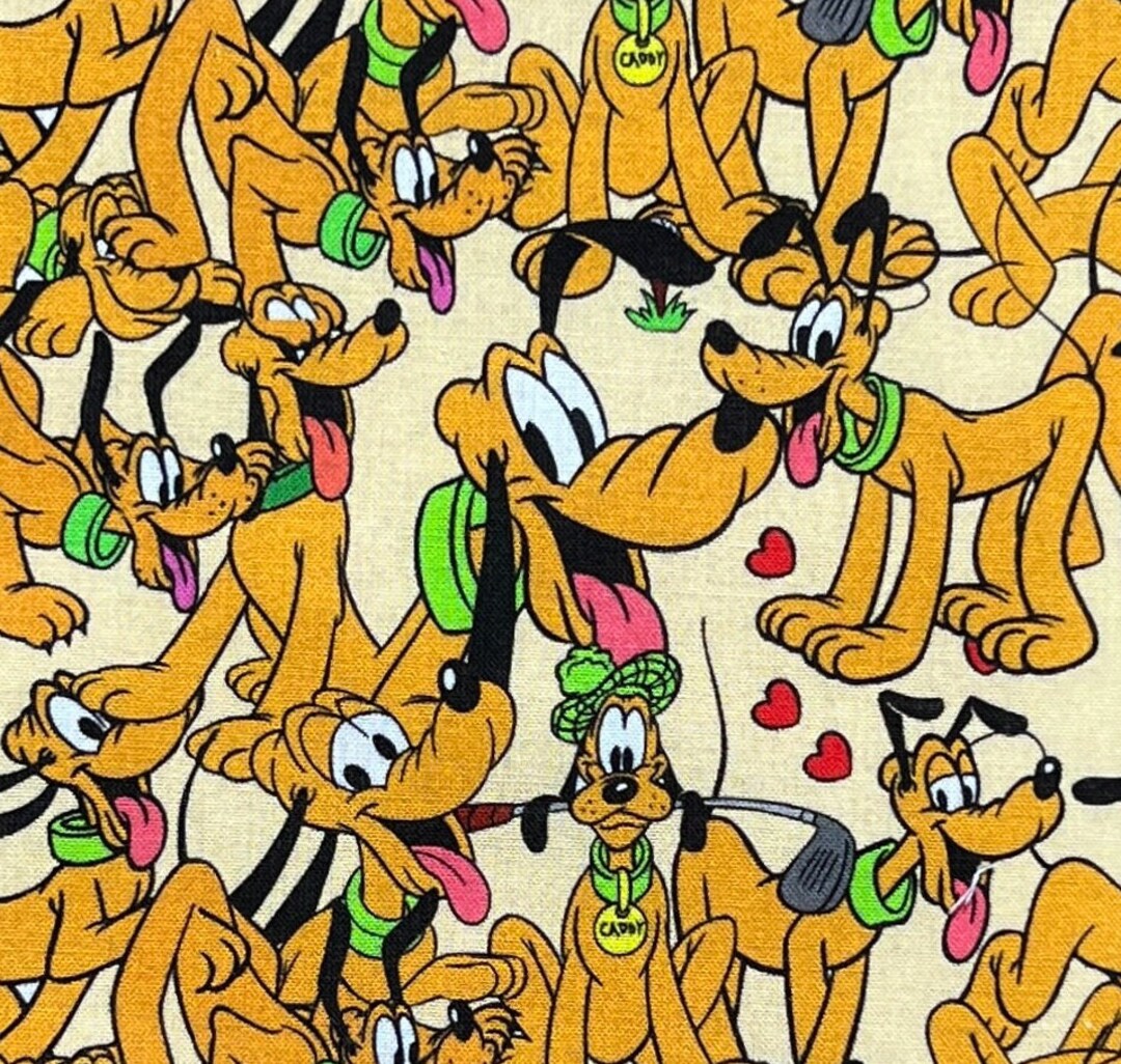 18" X 10" Remnant Classic Pluto Print 100% Cotton Fabric - Etsy
