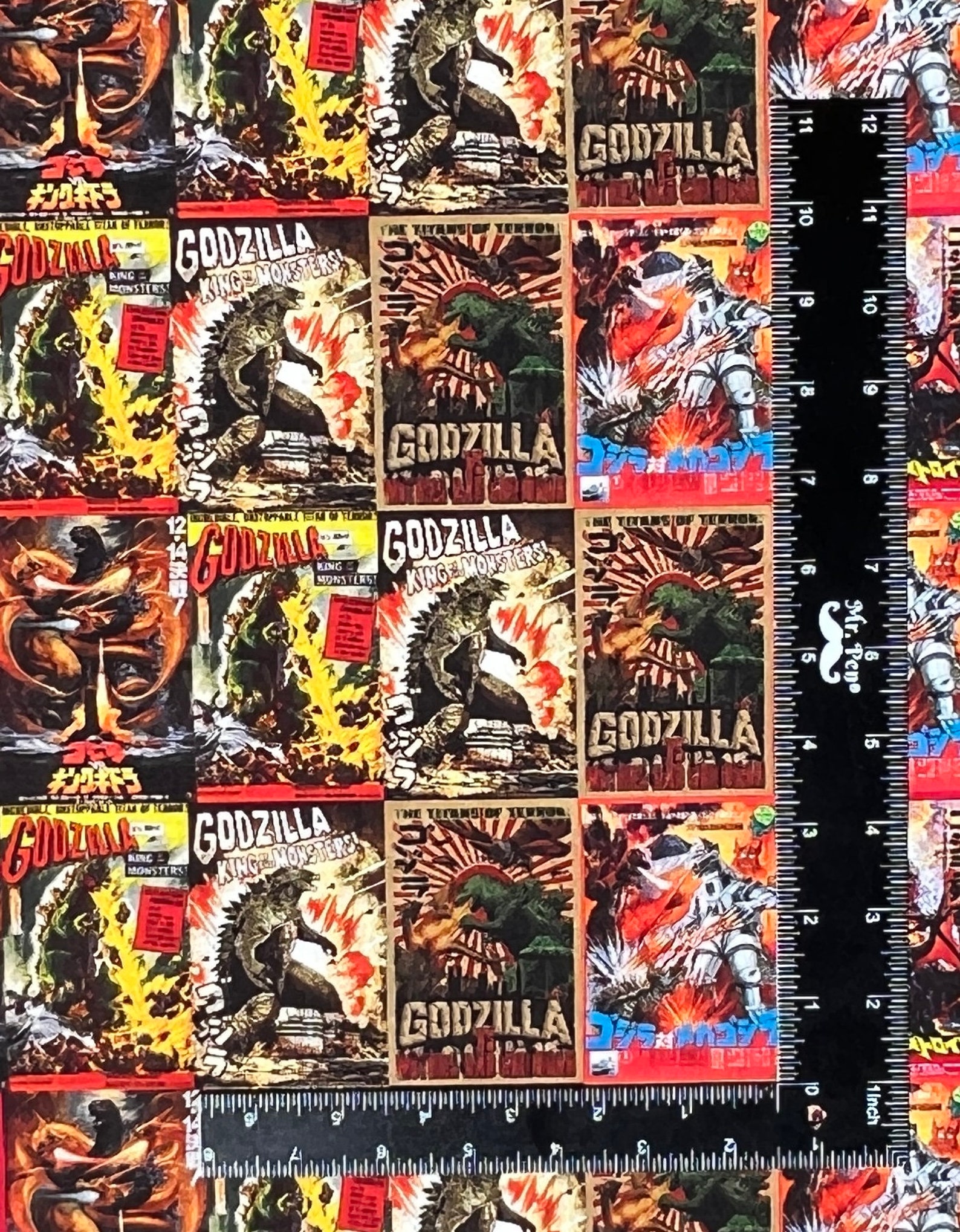 Godzilla Print 100% Cotton Fabric - Etsy