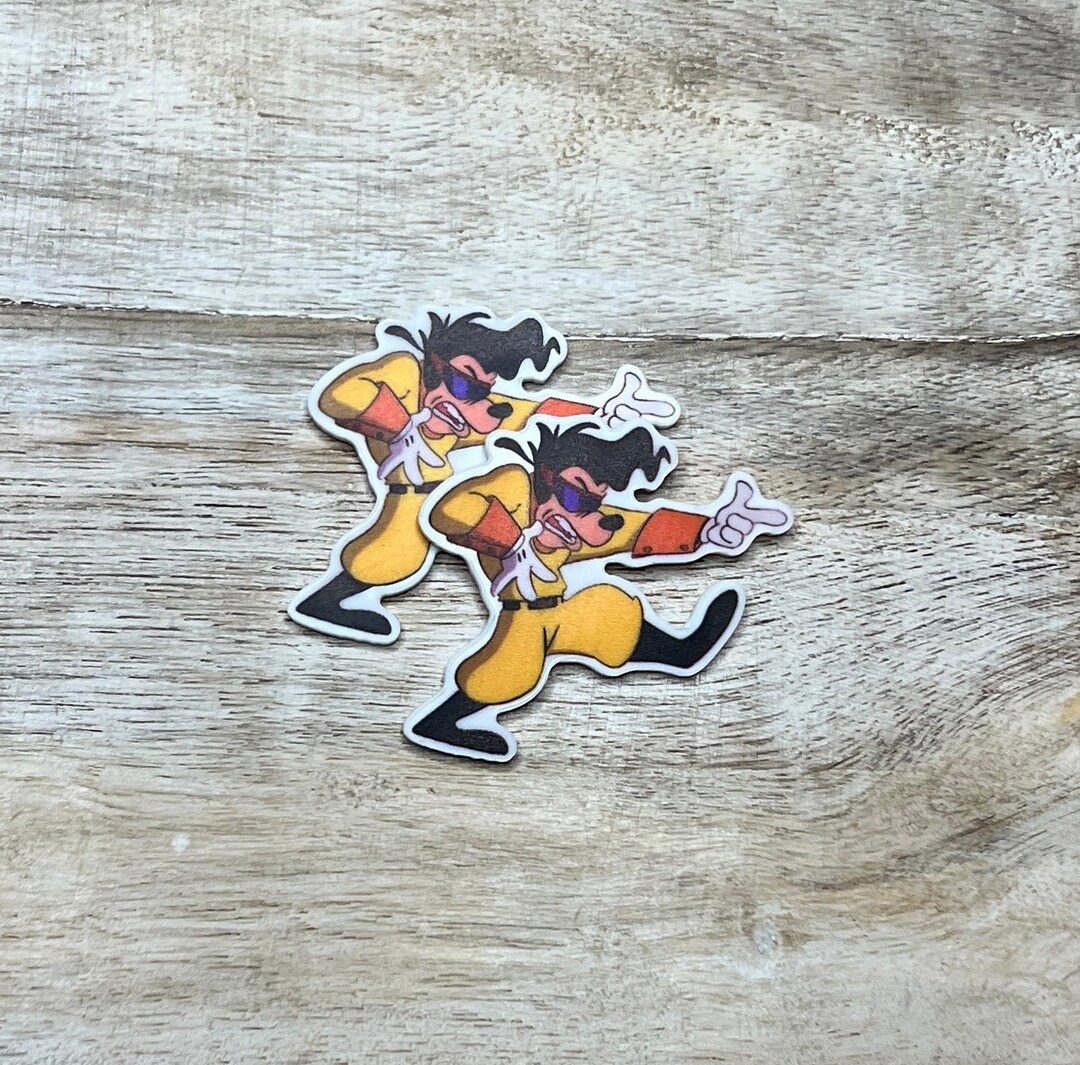 Disney's Max Flat Back Resin | Goofy | Hair Bow Center, Key Ring ...