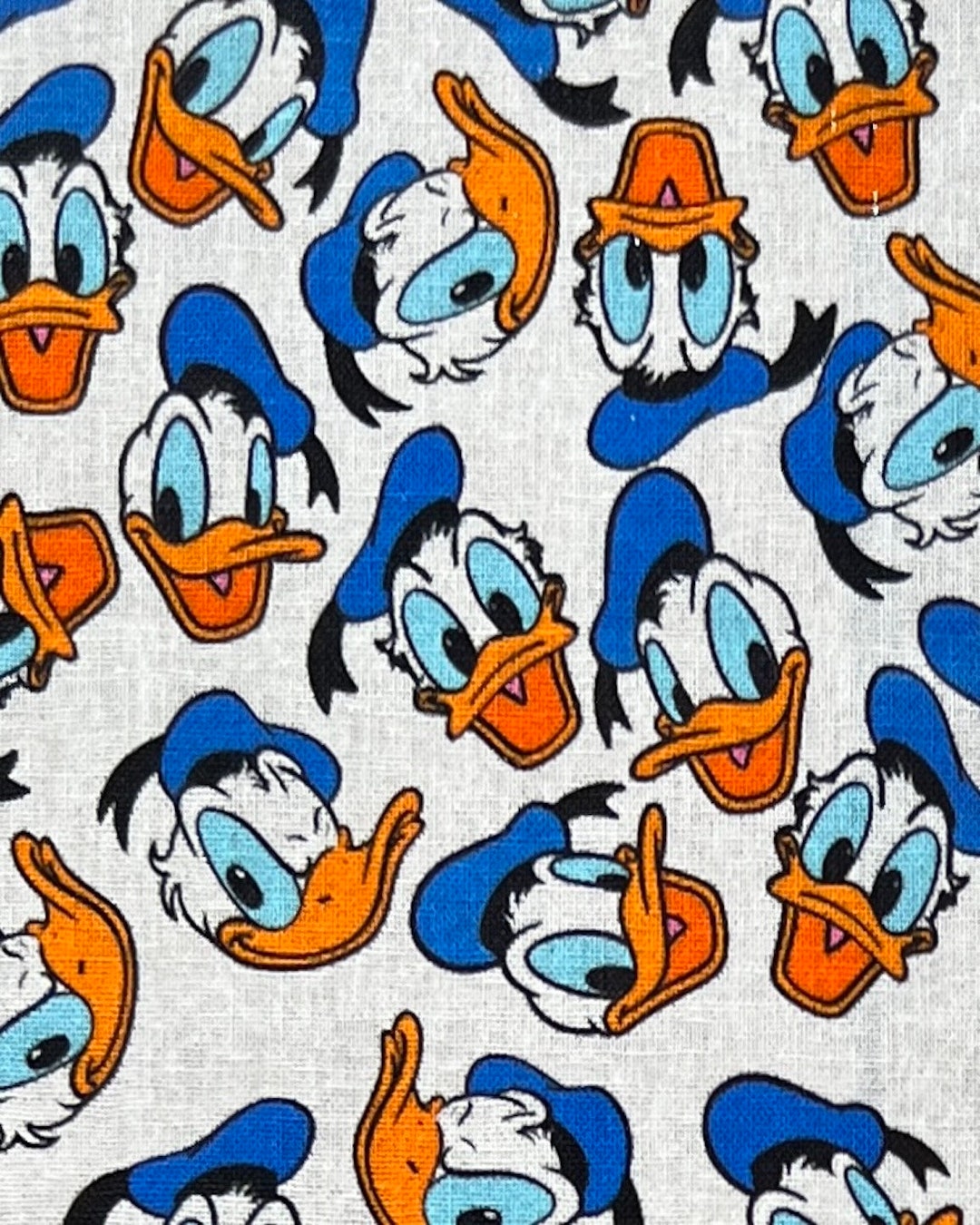 Classic Donald Duck Print 100% Cotton Fabric - Etsy