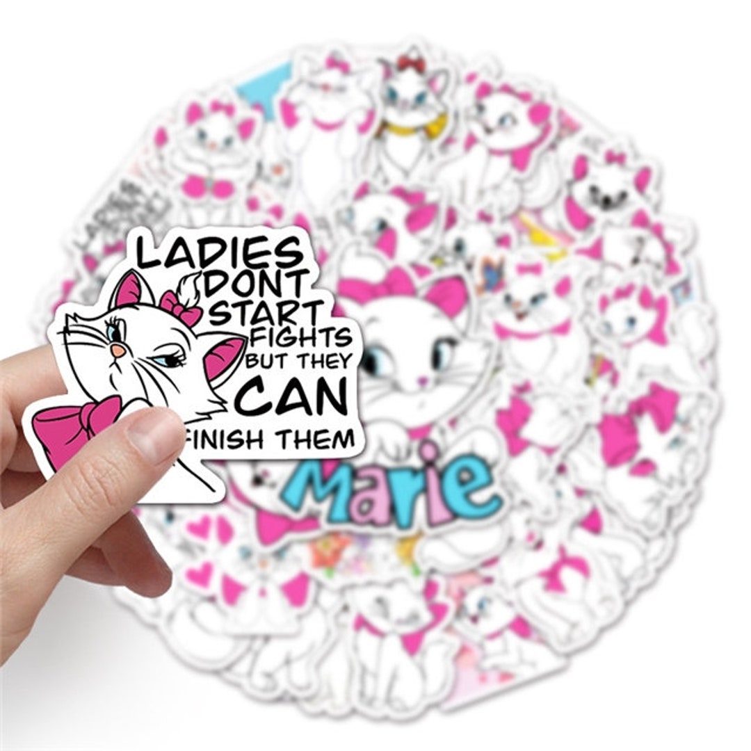 Aristocats Marie Stickers Waterproof Laptop, Hydro Flask, Scrapbooking ...