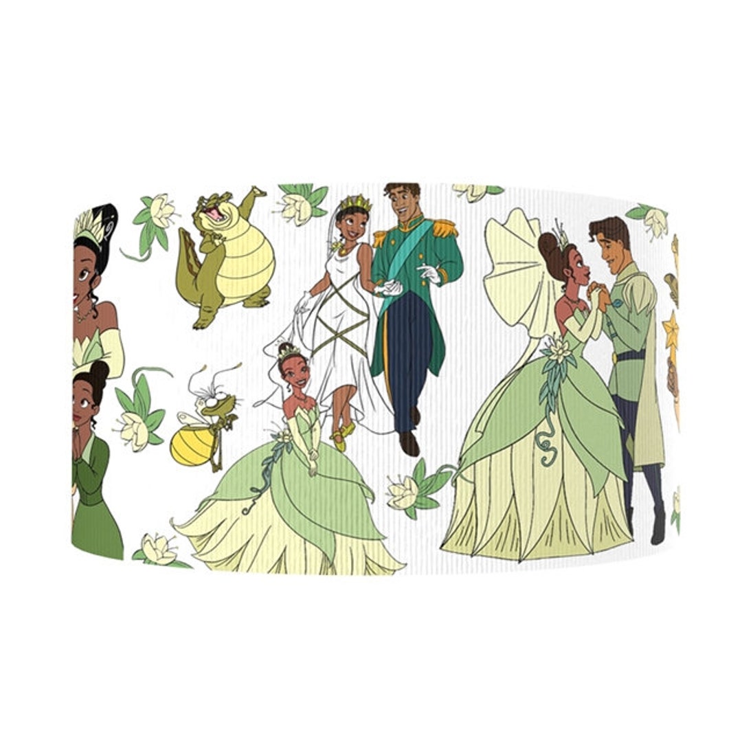 Princess and the Frog Princess Tiana and Prince Naveen 1.5" Grosgrain ...