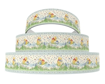 2 Yds,winnie-the-pooh Ribbon,bear Ribbon,grosgrain Ribbon,ribbon by the ...