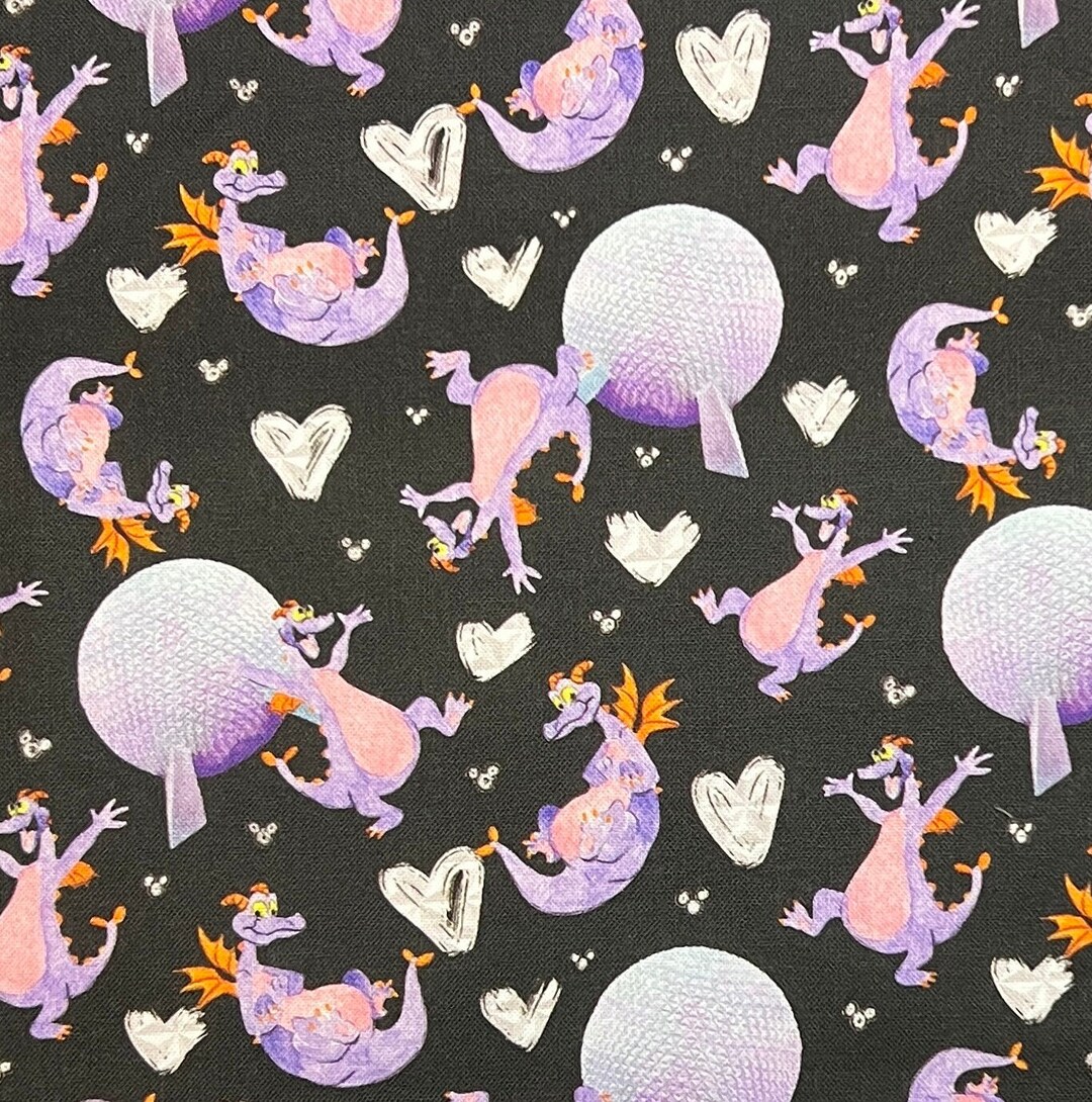 18" X 10" Remnant Figment Imagination Print 100% Cotton Fabric - Etsy