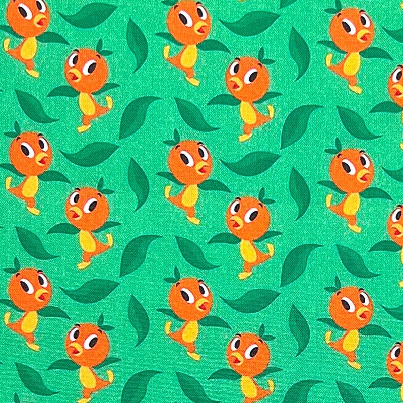 Orange Print Fabric - Etsy