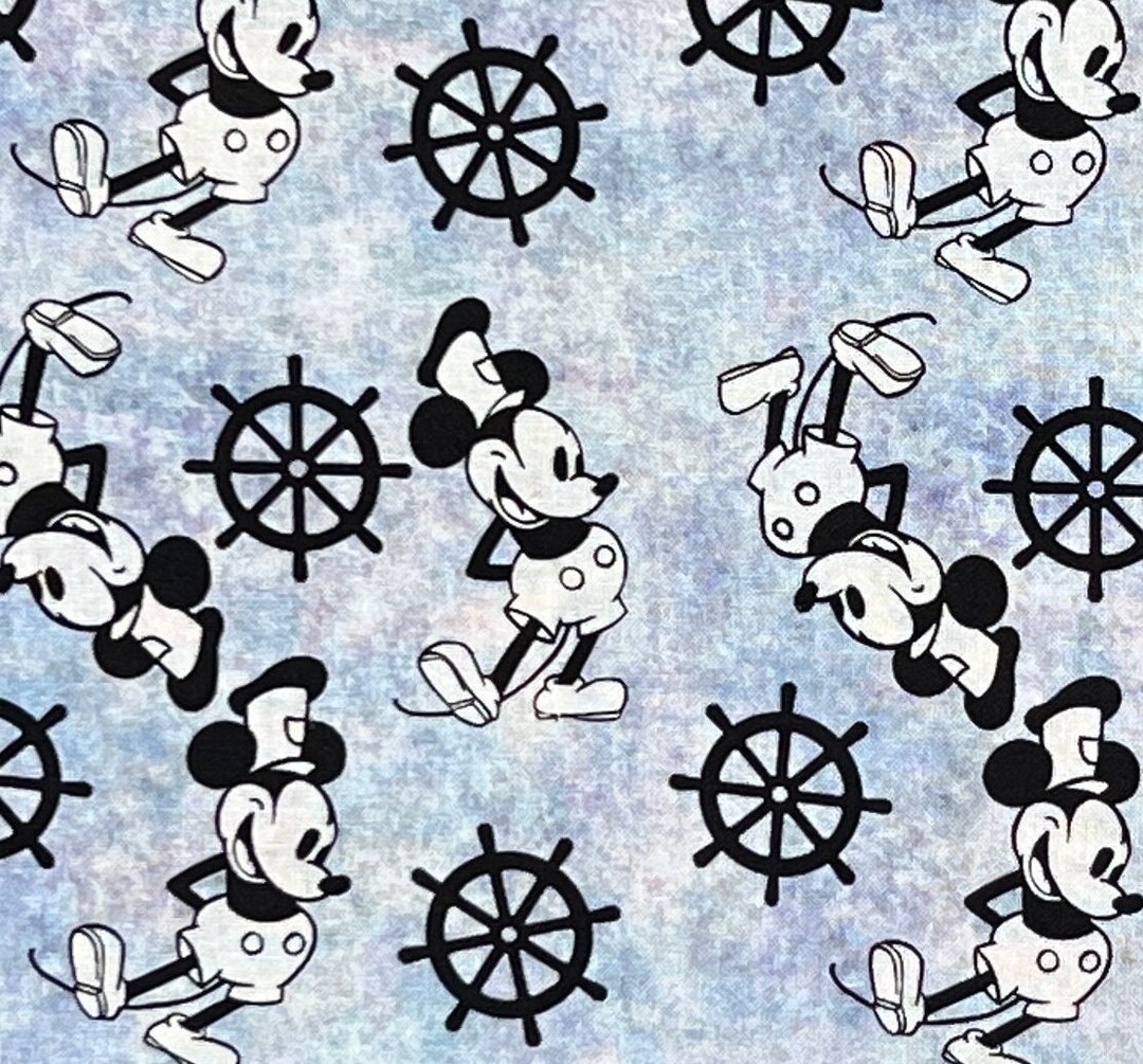 18" X 10" Remnant Sailor Mouse Print 100% Cotton Fabric - Etsy
