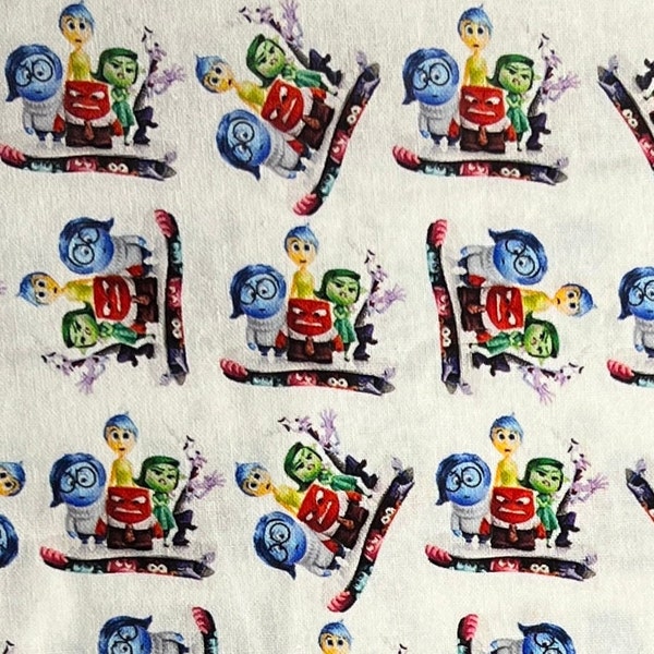 Inside Out 2 Cotton Fabric - Etsy