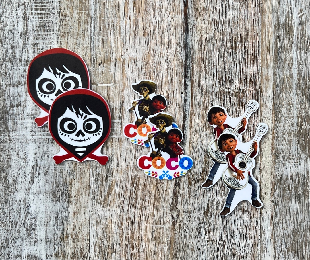 Disney's Coco Flat Back Resin | Miguel | Hair Bow Center, Key Ring ...