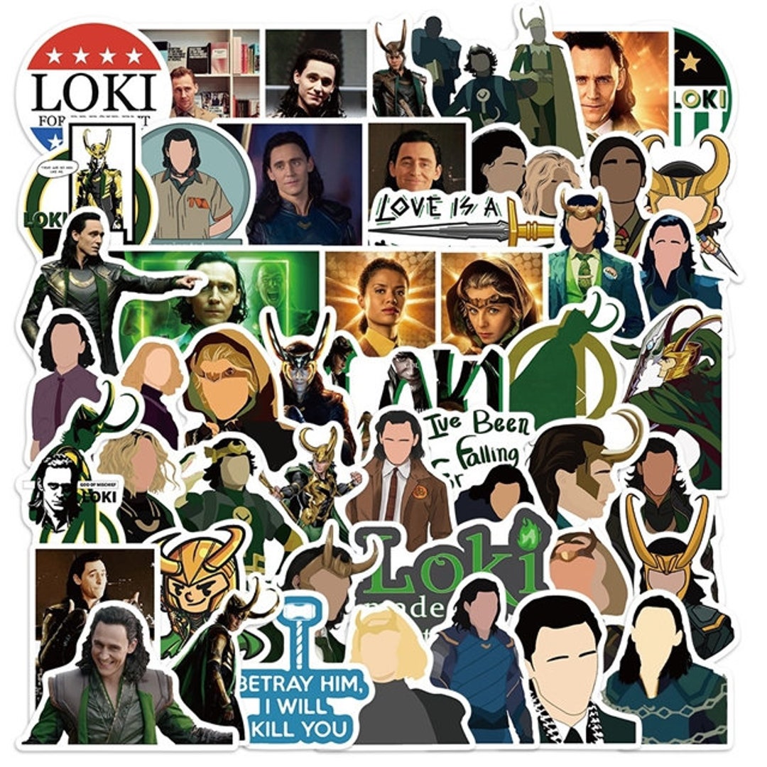 Loki Stickers Waterproof Laptop, Hydro Flask, Scrapbooking, Journaling ...