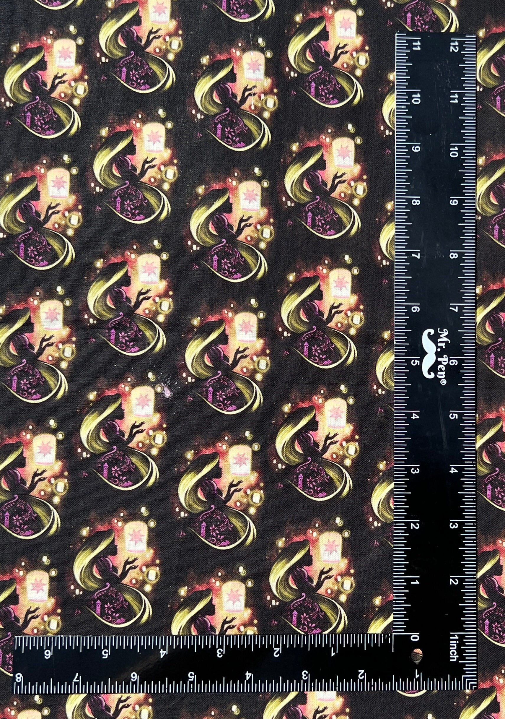 Good Versus Evil Tangled Rapunzel Print 100% Cotton Fabric - Etsy