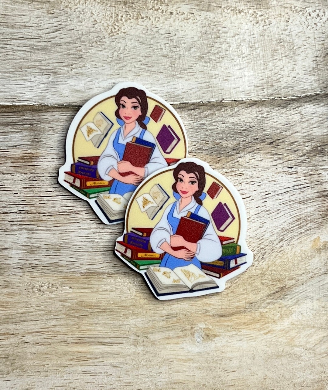 Disney's Beauty and the Beast Flat Back Resin | Belle, Gaston, Mrs ...