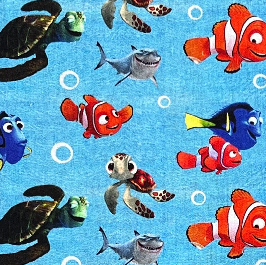 Finding Nemo Print 100% Cotton Fabric - Etsy