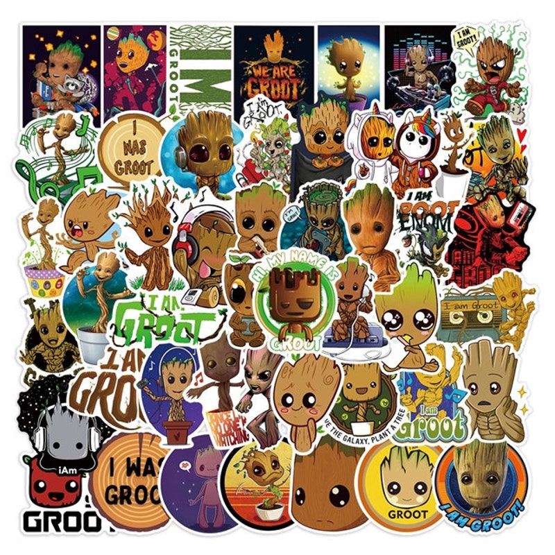 Groot Laptop Sticker - Etsy