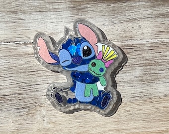 Complete Set of Lilo and Stitch Flat Back Planar Resin Angel, Scrump ...